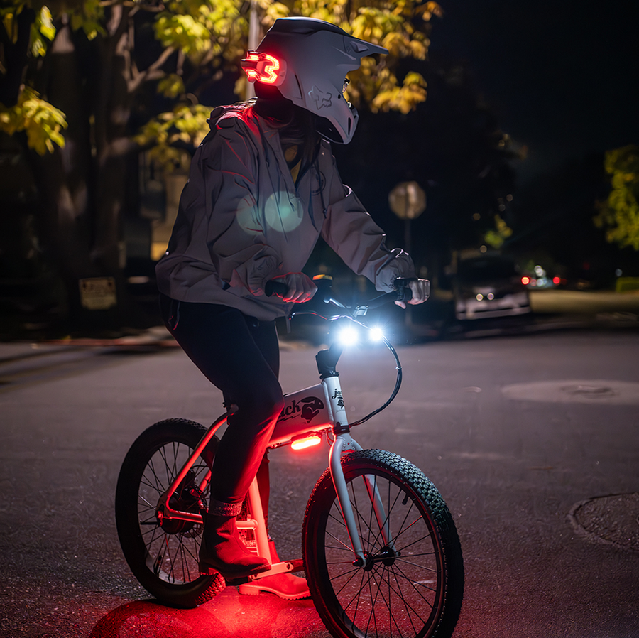 White Brake Free Helmet Light – Brake Free Technologies