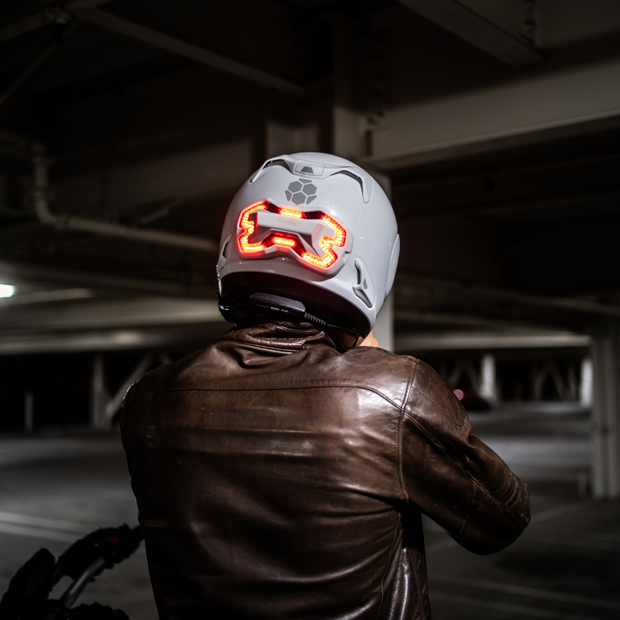 White Brake Free Helmet Light – Brake Free Technologies